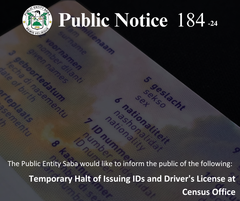 Public Notices & Public Entity Saba
